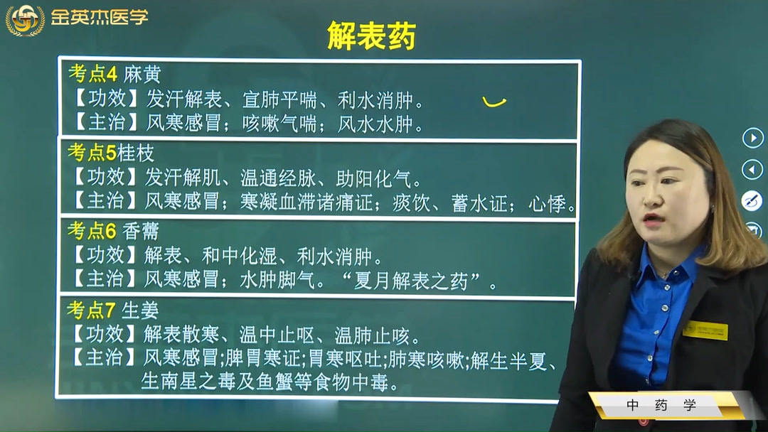 在中药学中,麻黄、桂枝、香薷、生姜分别有哪些功效?你都知道吗