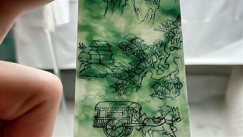 翡翠雕刻过程欣赏(三)