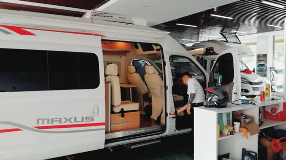 二手大通B型房车17万,2.5T柴油手自一体。【来自懂车帝车友圈】