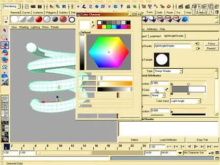 【英语】maya卡通动画制作教程 03