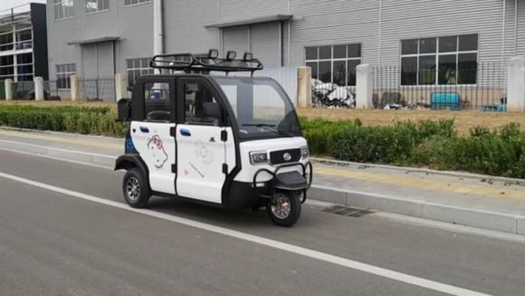 农村必不可少的交通工具,看下高端一些的电动三轮篷车9500值不值