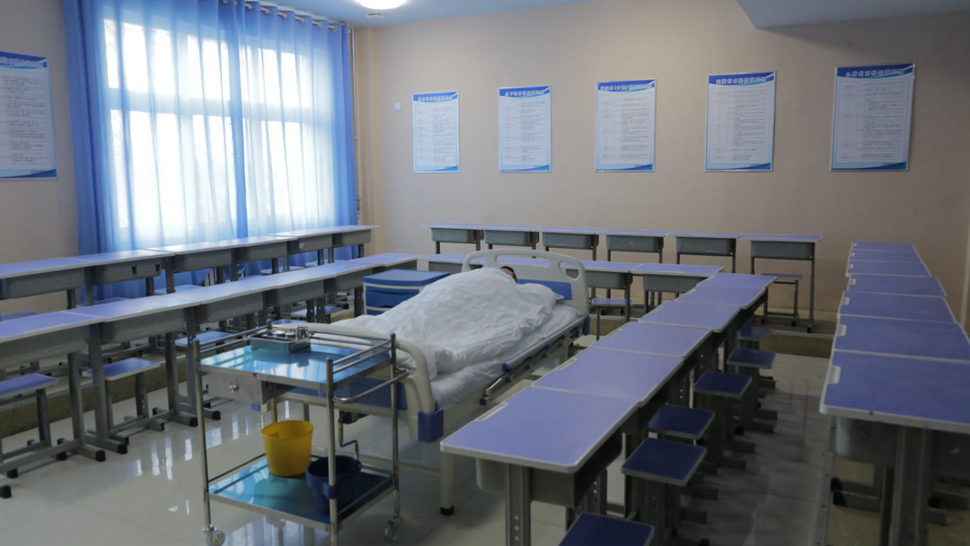 山东经纬技工学校环境教室医学护理 高铁乘务 电子商务 专业