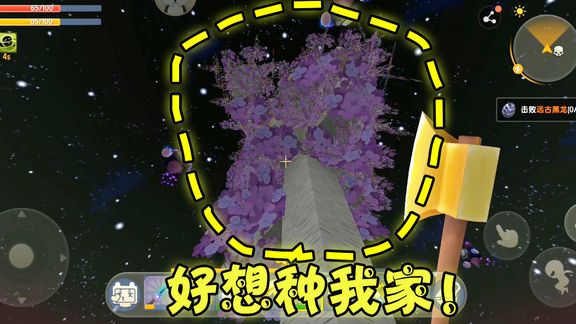 迷你世界生存80:这树好漂亮,可是为什么不会出树苗?