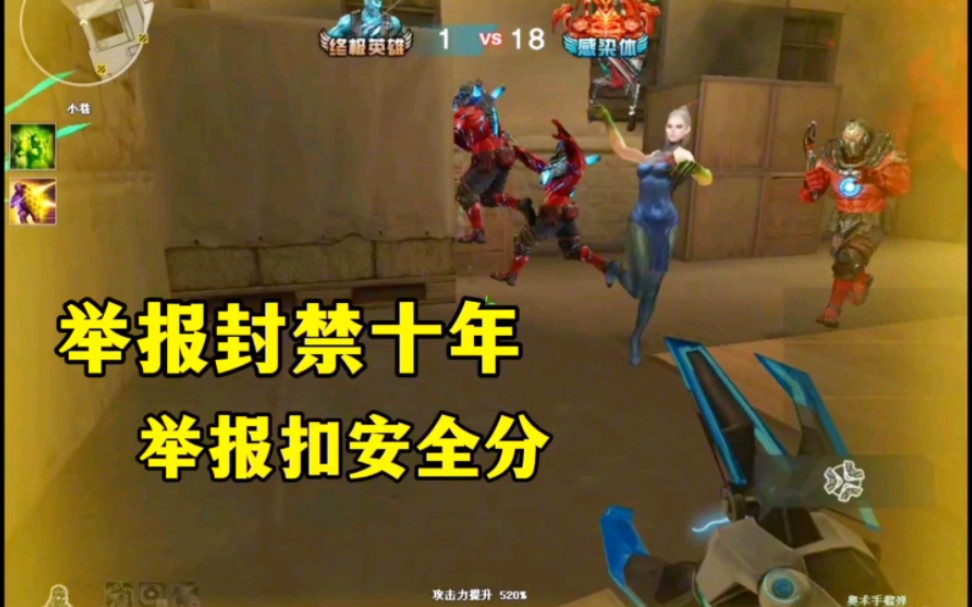 穿越火线:举报封禁十年还是安全分呢?