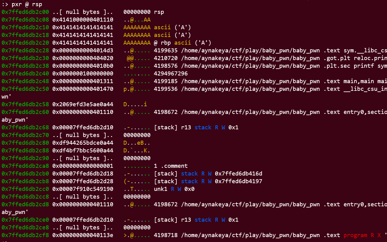 【CTF碎碎念】pwn的3种基本方法 例题 baby_pwn 【overflow】【ret2...