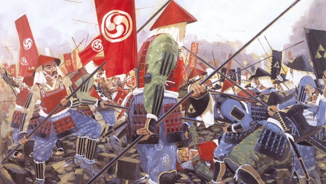 为什么古代日本士兵背后插根旗子?不是传信兵 也不是为了帅