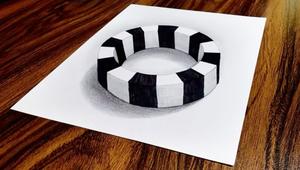 这个3D画是最简单的,远没有你想象的那么难,赶紧动手学习!