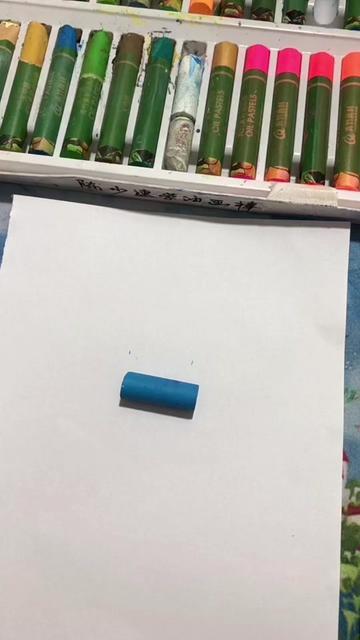 油画棒出我的艺术跟着学画画小朋友们在家练起来吧