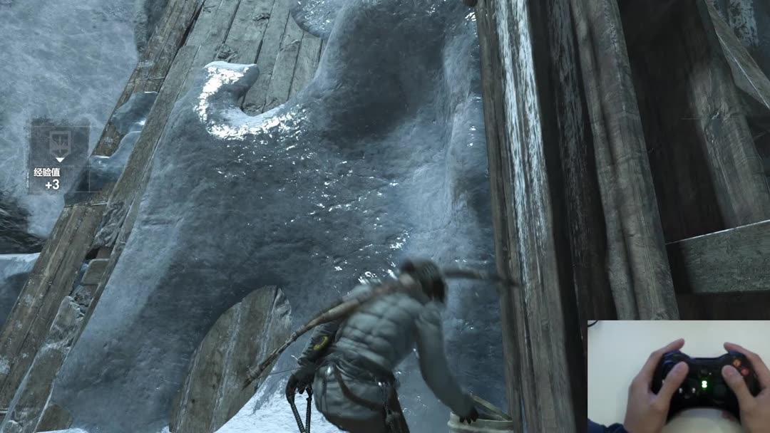 古墓丽影10冰船古墓,手柄ALPS摇杆试玩