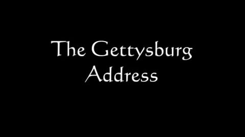 世界最伟大的演讲之一葛底斯堡演说(林肯)