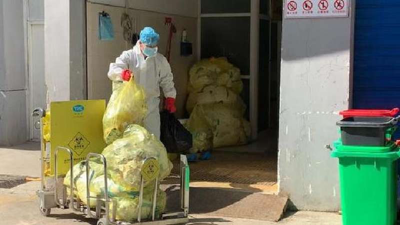 武汉一医院日产五百公斤医疗垃圾,将焚烧