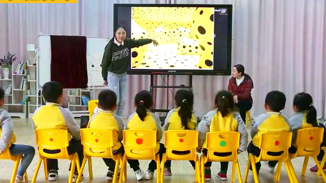 幼儿园小班音乐律动领域获奖优质名师公开课《有趣的小点点》完整版...