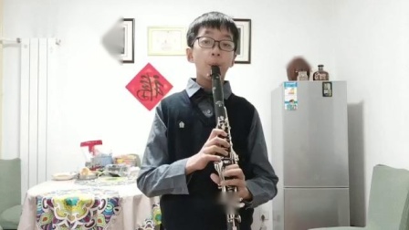 孙守诺+单簧管+小学甲组+100009002821+《牧马之歌》