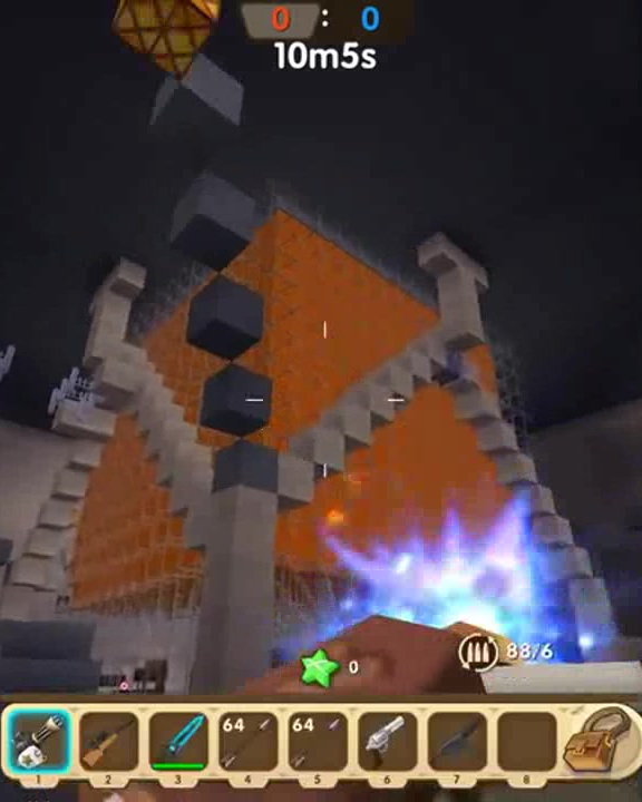 迷你世界为了矿区 , 引发枪战!