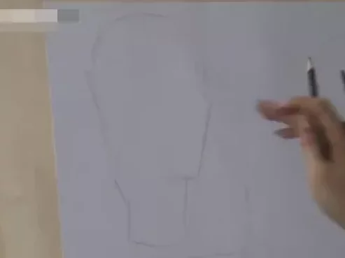 头像调子教学素描基础教程13-穿插体的画法