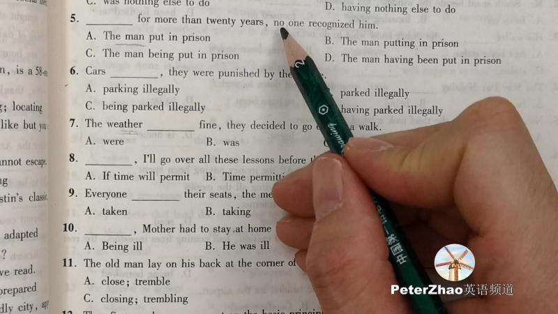 英语独立主格练习精讲 逻辑谓语现在完成被动式
