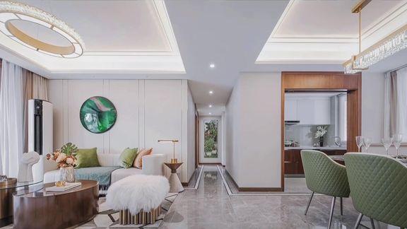 90㎡旧房改造,秒变高级质感现代风#家装装修 #设计案例分享