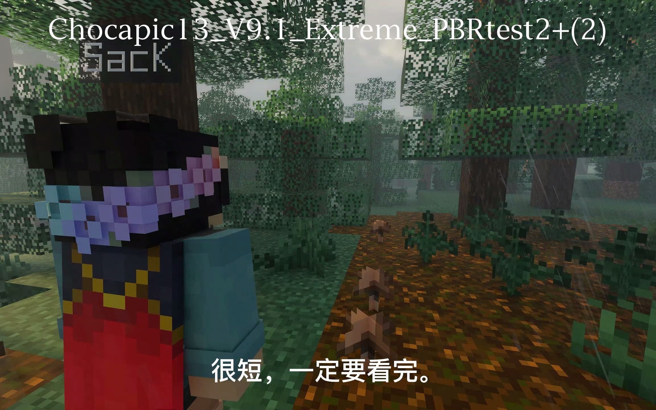 【新人UP】2#,我的世界低配光影推荐,中配电脑福利。