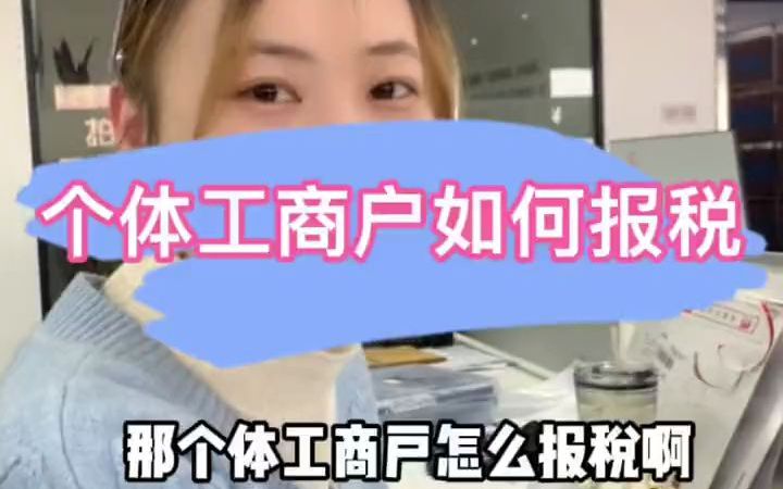 个体工商户如何报税