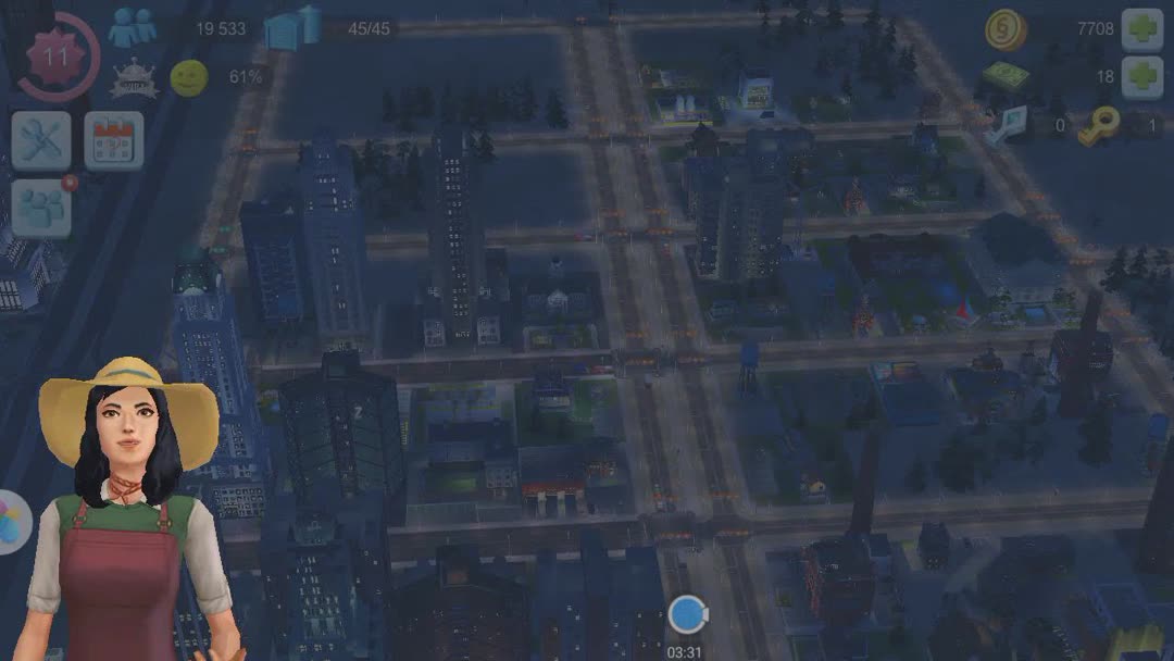 模拟城市我是市长城市的夜景也很美游戏