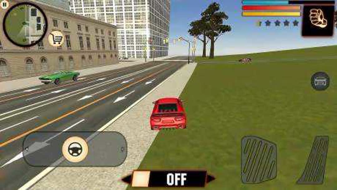 石巨人:石巨人开跑车撞到直升机后变成火焰汽车