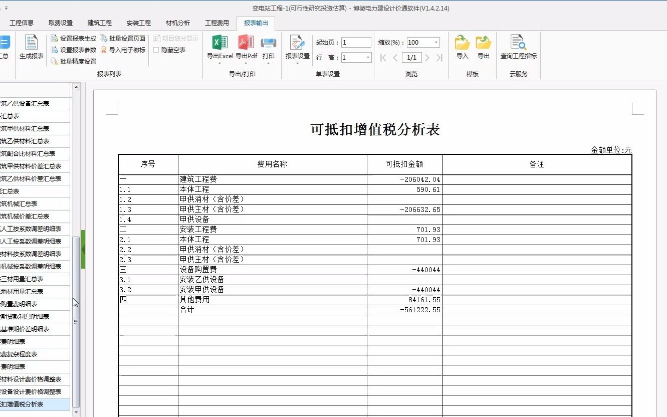 计价通-造价 丨 可抵扣增值税是负数