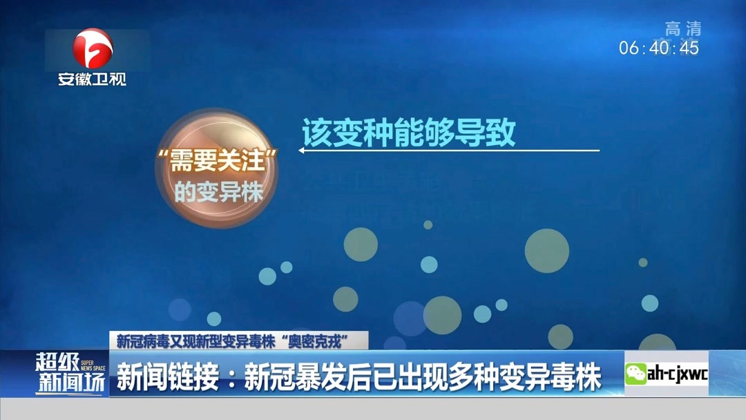   新闻链接:新冠暴发后已出现多种变异毒株