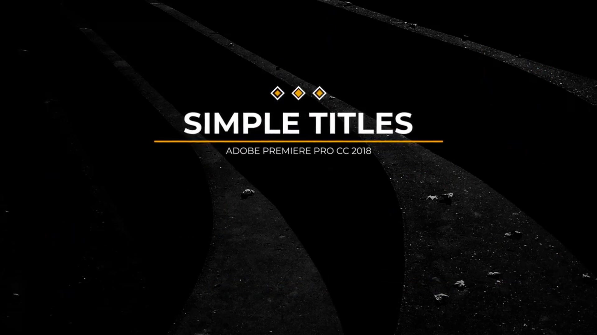 653免费PR模板 简单简洁文字标题动画