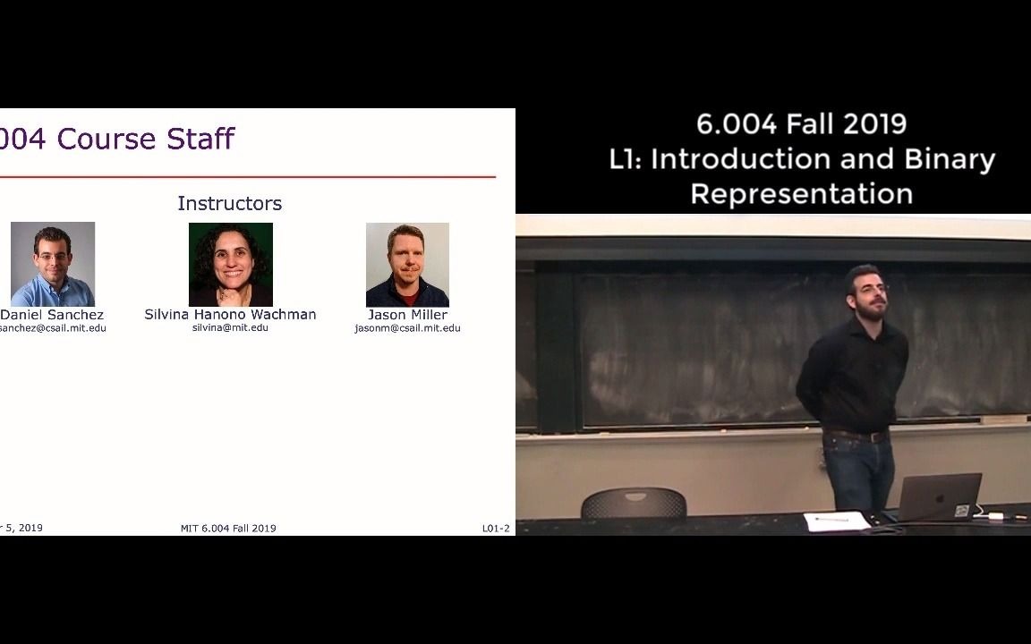 【麻省理工学院】MIT 6.004 计算结构 Computation Structures(中文字幕)