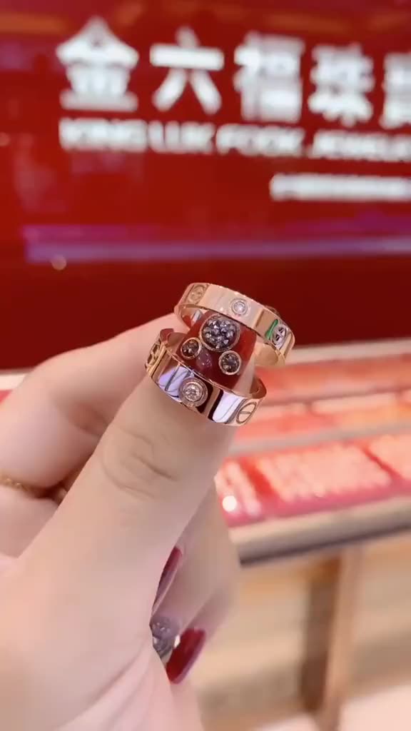情侣对戒 卡地亚 钻戒 情人节