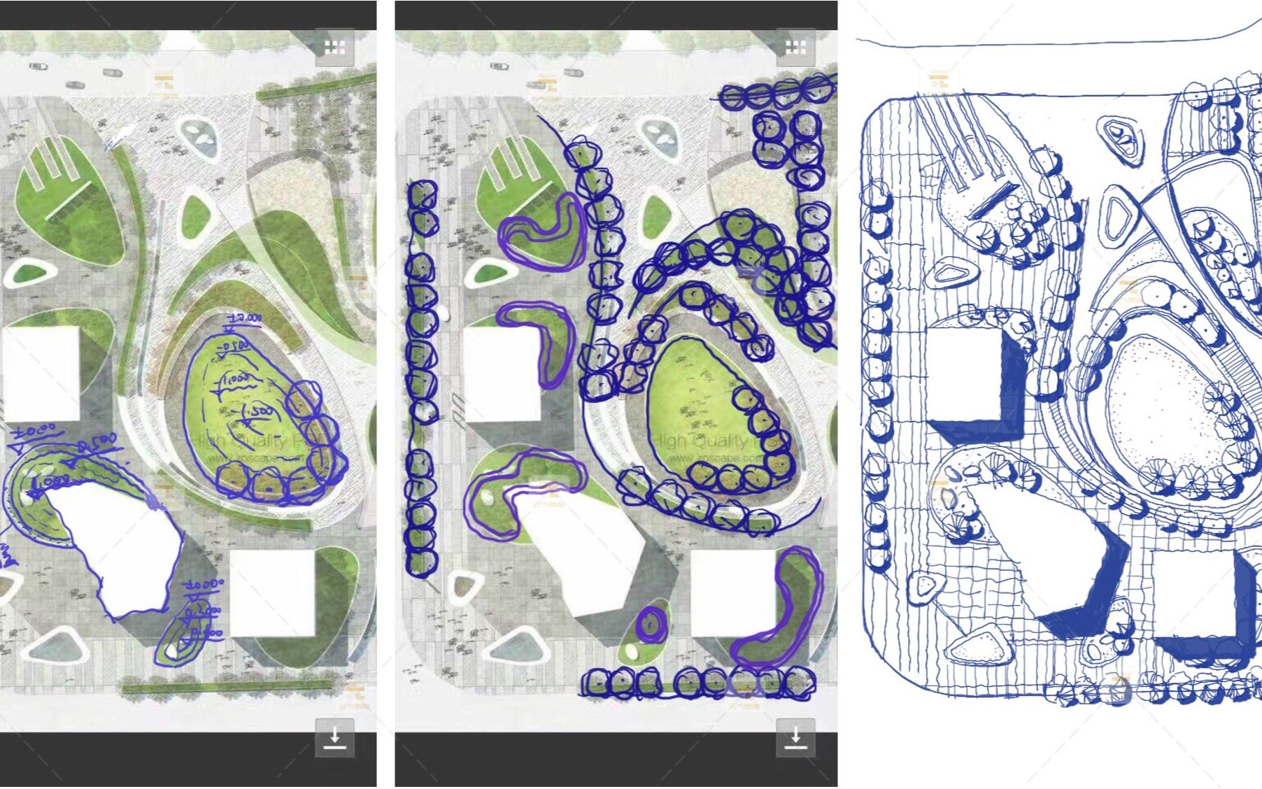 元气景观免费研学计划-2-3月案例抄绘-平面抄绘