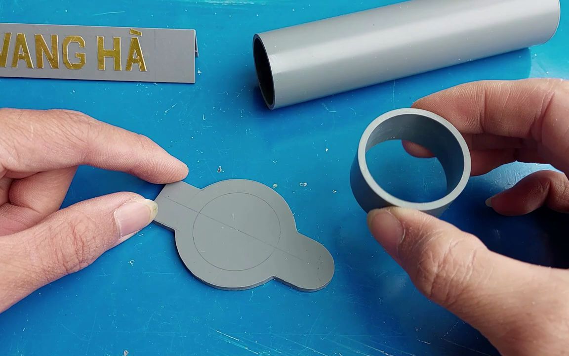 如何用 PVC 制作迷你自行车打气筒