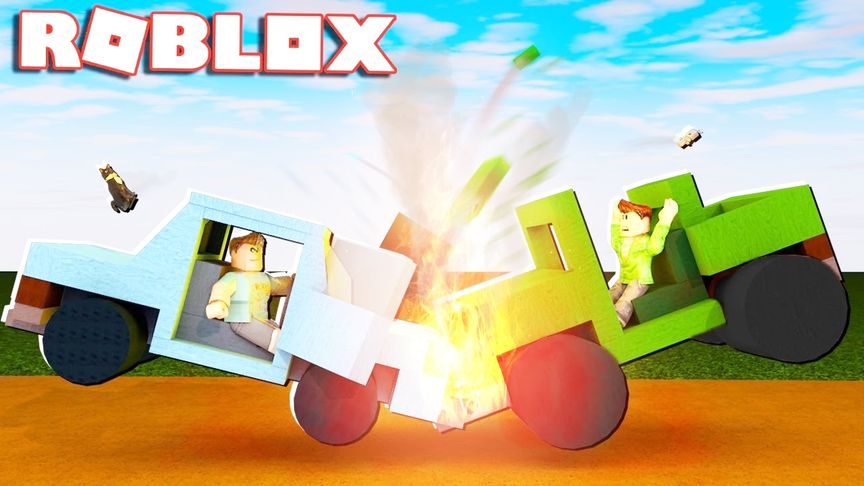 Roblox车祸模拟器:驾驶赛车撞击卡车!没想到竟然粉身碎骨!