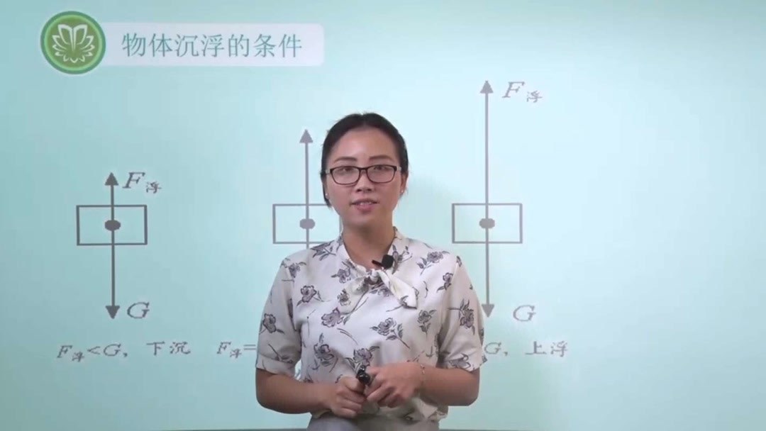 1.3.3物体沉浮的条件