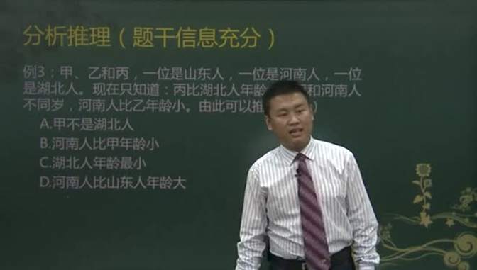 蔡金龙判断推理 推理类-分析推理