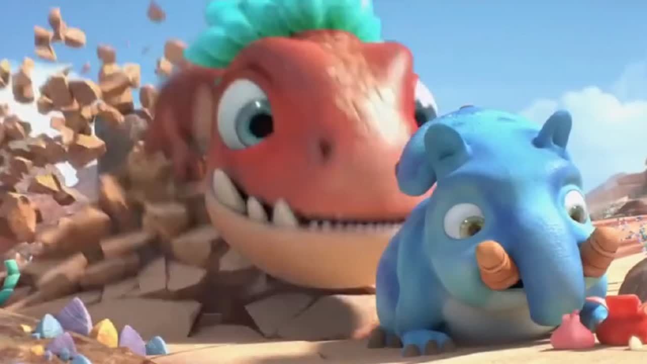 两个熊孩子打架,谁知每次受伤害的都是小恐龙!