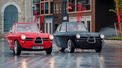 网红复古电动汽车来了,三轮设计,时速110公里,两小时充满电