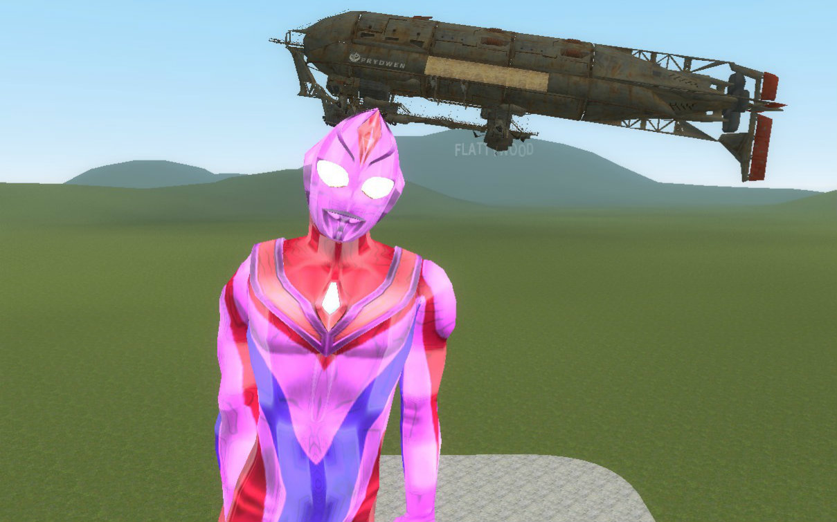 gmod 沙盒 模组介绍:戴拿奥特曼与辐射飞艇