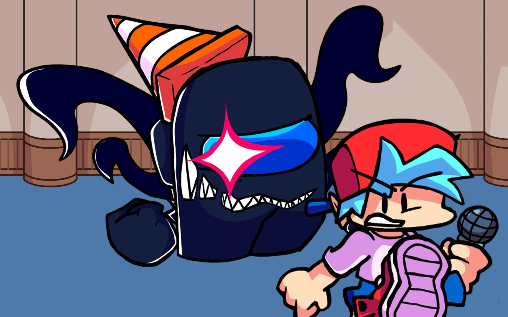 FNF优质模组 黑内鬼追逐战(非官方) 全流程