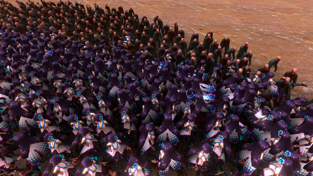 史诗战争模拟器游戏 1000美女战士能否战胜1000十字架