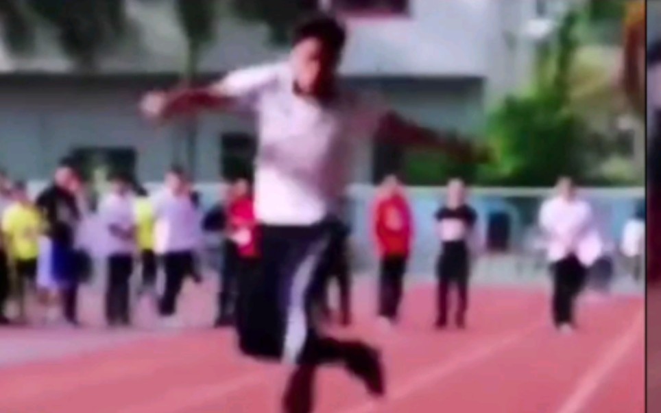 【运动会满级奇葩】人类早期跳远珍贵录像