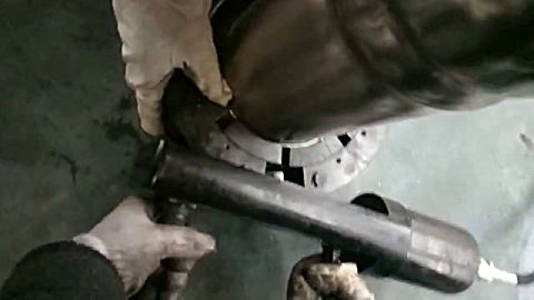 承插压合大口径安装演示-Socket pressing