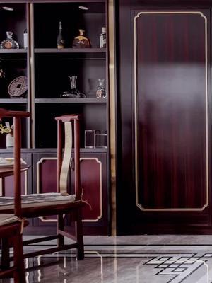 有一个暗门,我看了100遍才找到!#室内设计 #装修装修 #新中式