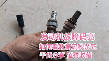 发动机故障灯亮,不用着着急,修理工教你如何看数据流秒它!