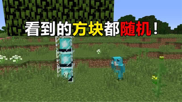 我的世界趣味生存:开局就能获得信标!所有方块都被随机!