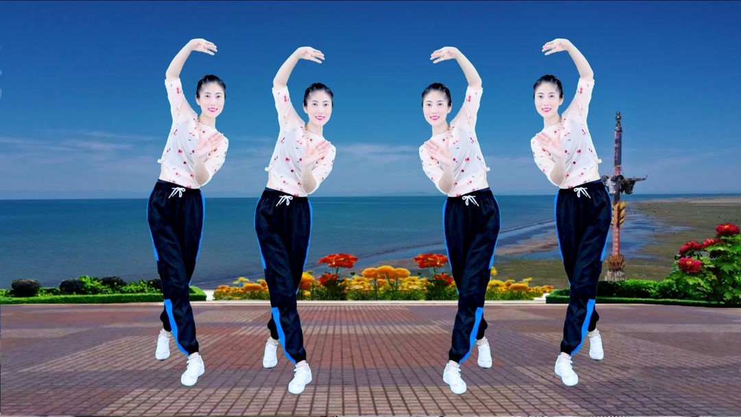 动感火爆广场舞《感谢》简单优美大气,好听好看!