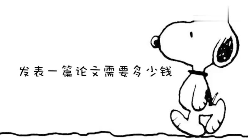 发表一篇论文需要多少钱