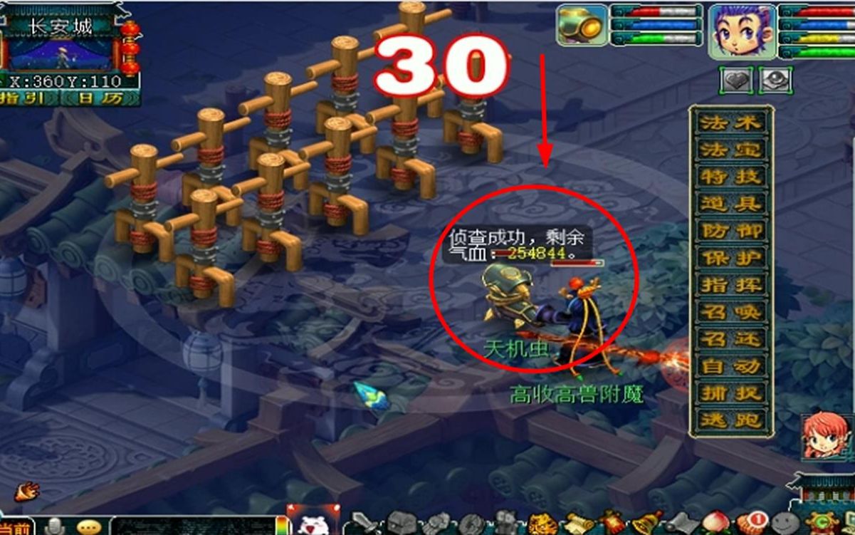 梦幻西游:老王测试新召唤兽天机虫,终于知道木桩到底有多少血量