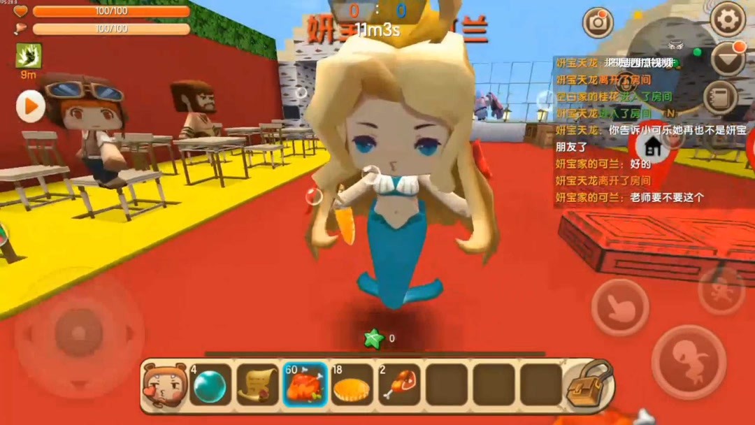 迷你世界 快餐店厨师做一个牛肉汉堡都这么长时间是不是欠揍啊!