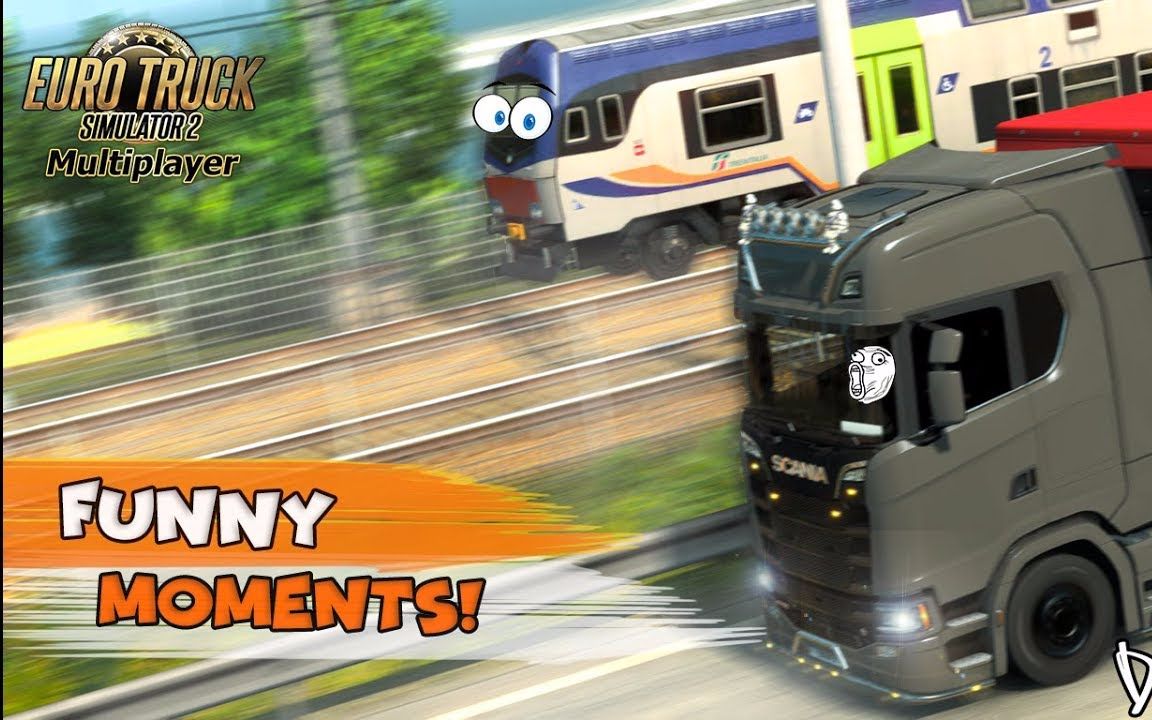 【Darwen】欧洲卡车模拟2 联机 欢乐时刻&碰撞合集 #55